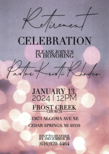 Kristi Rhodes Retirement